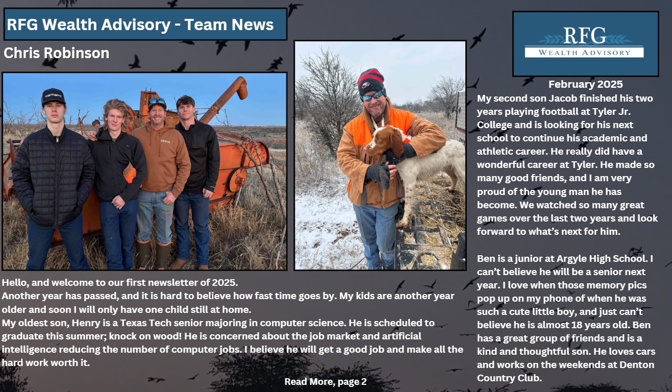 RFG Wealth Team Newsletter-February 2025 – RFG Wealth Advisory